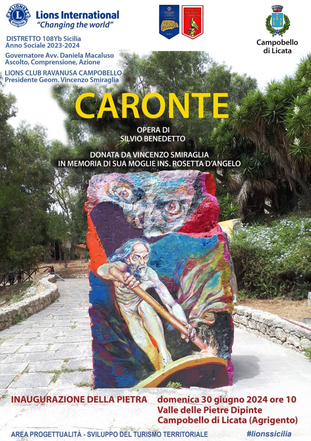 Canicatti Web Notizie -Campobello di Licata, valle delle pietre dipinte ...